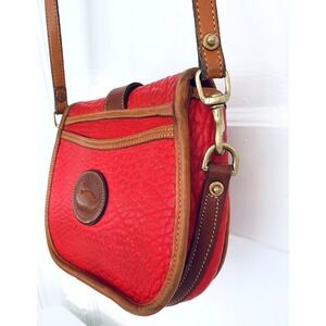 Dooney & Bourke | Bags | Dooney Bourke Vintage 9s Red Awl Marble Bag R5 ...